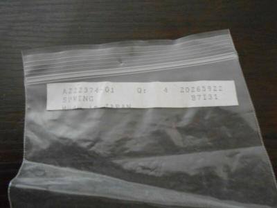 China Noritsu QSS Minilab Spare Part A222374 A222374-01 spring for sale