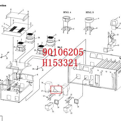 China Sensor de temperatura da secagem 90106205 H153321 para a máquina de QSS Noritsu 24PRO Minilab à venda