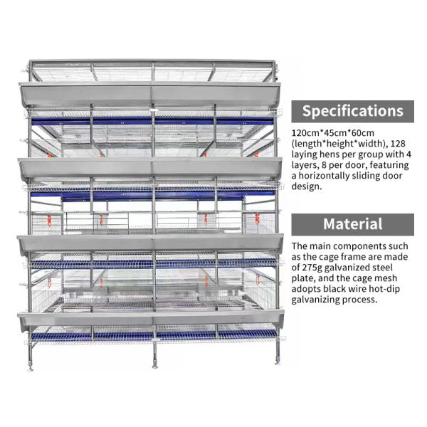 Quality New A-Type rabbit Cage Poultry Cage Manufacturing Hot Galvanized for sale