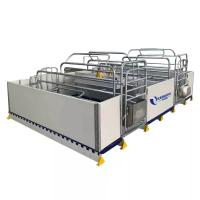 Quality European Style Pig Farrowing Crates Pig Bed Hot Galvanized Steel Sow Cage for sale