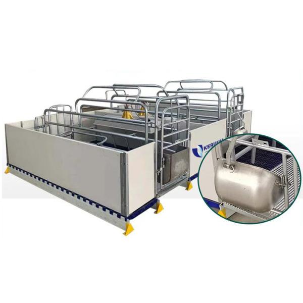 Quality Sow Birthing Crate with Piglet Nursery Box - Hot Galvanized Farrowing Pen for Pig Farm for sale