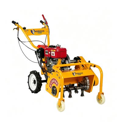 China High Quality Mini Hand-Operated Tiller New Micro Agriculture Farm Tractor Weeding Features for sale