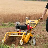 China Weeding machine, micro-tiller, single-wheel belt-driven trencher, gasoline engine for sale