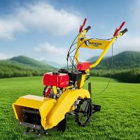 China Weeding machine, micro-tiller, single-wheel belt-driven trencher, gasoline engine for sale