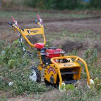 China Weeding machine, micro-tiller, single-wheel belt-driven trencher, gasoline engine for sale