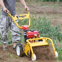 China Weeding machine, micro-tiller, single-wheel belt-driven trencher, gasoline engine for sale