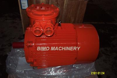 China High Power Low Voltage 7.5kw 10hp 2 Pole Explosion Motor 75kw 380v 1500rpm Explosion Proof Ac Motor for sale