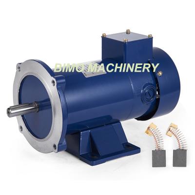 China 1/4hp 1/3hp 1/2hp 3/4hp 1hp 2hp NEMA 56C 90V /180V 12V /24V DC Brushed motor,1750RPM TEFC Permanent Magnet DC Motor for sale