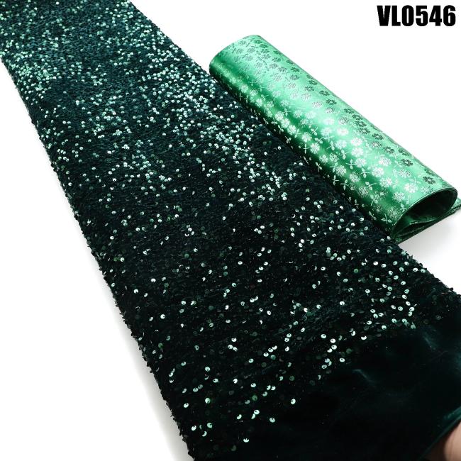 Hot selling embroidered black tulle net sequins lace african fabric Austria french lace wedding dress velvet lace party fabric