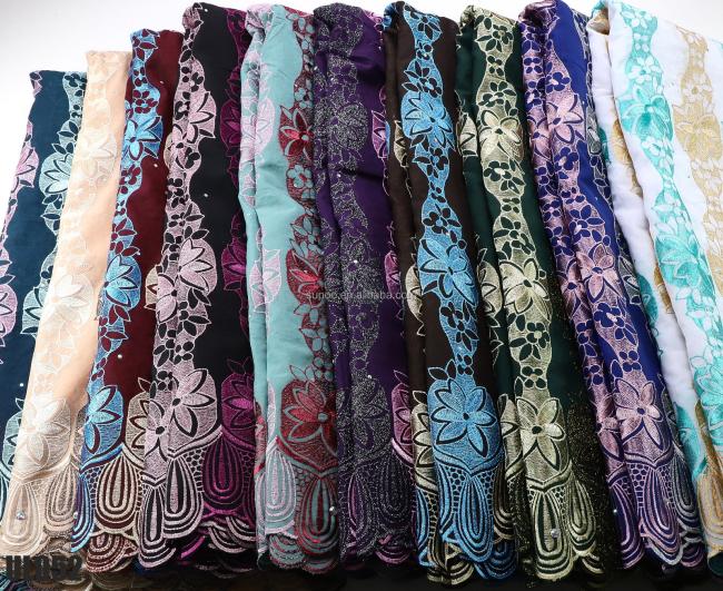 wholesale 100% cotton fabric for suit atiku cotton fabric swiss cotton voile fabric for party