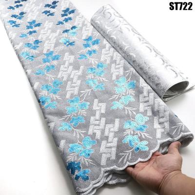 China Embroidered African French Velvet Lace Fabric for Sequins Velvet Tulle Lace Dress for sale