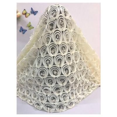 China Popular 3d flowers embroidery lace fabric french /african lace fabric for sale