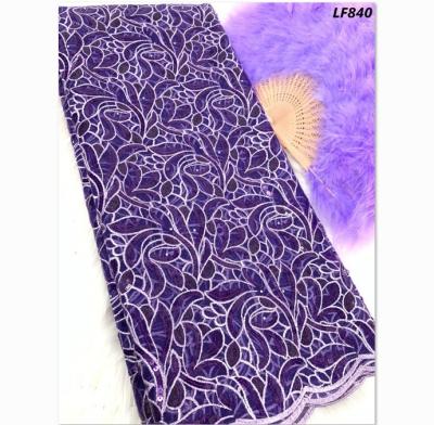 China 2019 Nigeria Best selling emerald green flowers embroidery sarees african tulle net lace fabric for party dress for sale