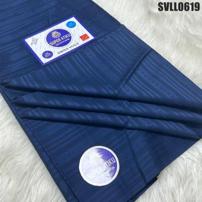 China Supoo 2023 high quality soft for party dress atiku fabric for party  suit men dyed cotton fabric for clothing 100% cotton for sale