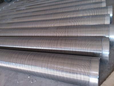 China WIRE WRAPPED JOHNSON WELL SCREEN / WELL SCREEN TUBE / WEDGE WIRE STRAINER PIPE / JOHNSON SCREEN TUBE for sale