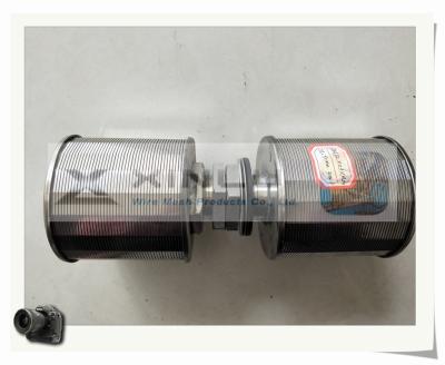 China Double Head Johnson SS V Wire Strainer Nozzle 0.18-0.3mm Slot Size 0.18-0.5kg Weight for Industrial Filtration for sale