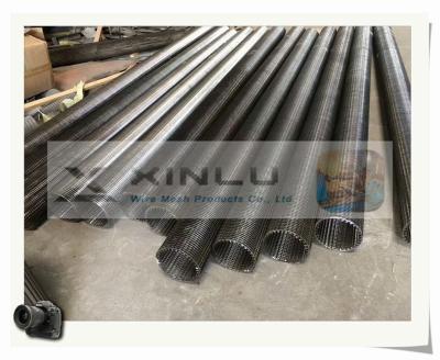 China Wedge Wire wrap well Screen/  Water well screen /  V wire screen tube / johnson screen pipe for sale