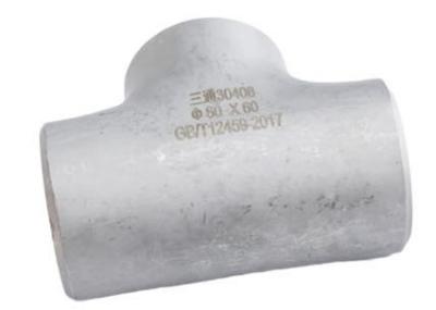 China Butt Weld Fitting ASME Stainless Steel Reducing Tee A234 Wpb for sale