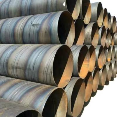 China Oil Pipeline Spiral Welded Steel Pipe Astm A252 Large Diameter Structure for sale