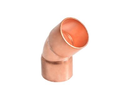 China 1/2 Din copper 90 Degree Elbow Seam Type for sale