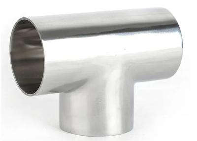 China Stainless Steel Seamless Pipe Tee With Reducers Normalizing Heat Treatment Test for sale