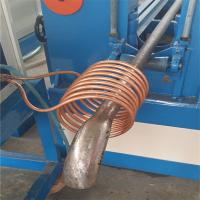 China Elbow Hot Forming machine Mandrel pushing Induction Heating System Bending for sale