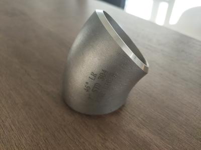 China 100D LR STD Stainless Steel 45 Elbow Seamless Pipe Fittings for sale