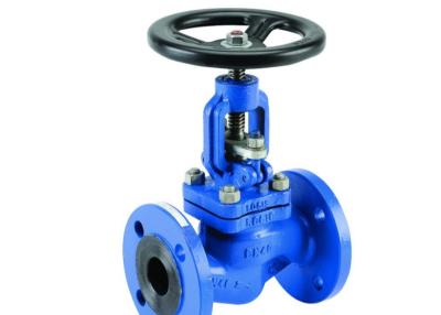 China Din Standard Pn16 Steam Globe Valve Cast Iron Bellow Seal for sale