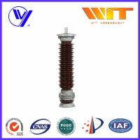 Quality Electrical Porcelain Surge Arrester 66KV Overvoltage Protection Device for sale