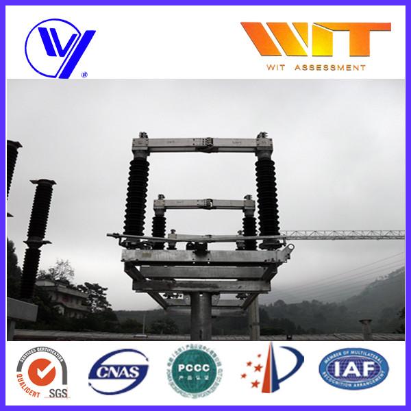 전력 스브스테이션 GW37-126을 위한 126KV 자동차 조종된 고전압 차단 스위치