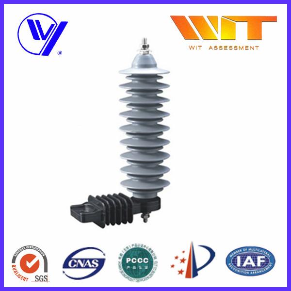 Quality 33KV Silicon Rubber Lightning Surge Arrester Zno Surge Arrester for 120KV Electrical Substation for sale