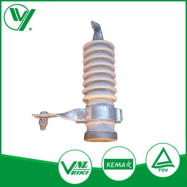 Quality 9KV White Color Gapless Lightning Protector With Porcelain Housed for sale