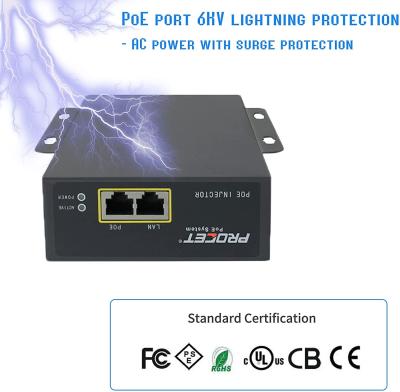 China Injetor 75w 55vdc industrial do ponto de entrada de Pt-Pse107ghro-A 802.3bt à venda