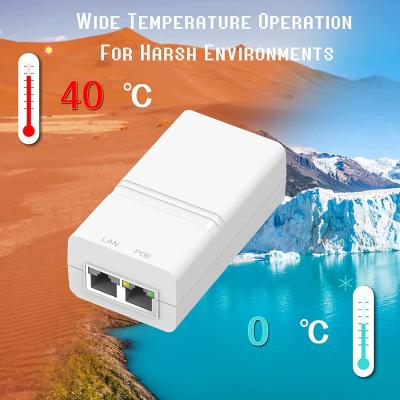 Cina Potere passivo 15w dell'iniettore 48vdc 320ma di gigabit 802.3af Poe in vendita