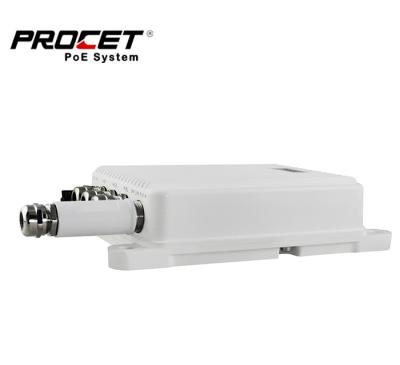 China Gli iniettori all'aperto di Poe del singolo porto hanno introdotto l'adattatore attivo 1.5a 60w di 100-240vac Poe for sale