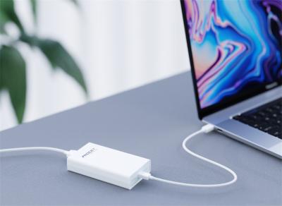 Cina adattatore del Usb C di 60w 20v/3a Poe, potere da tavolino sopra il Usb C di Ethernet in vendita
