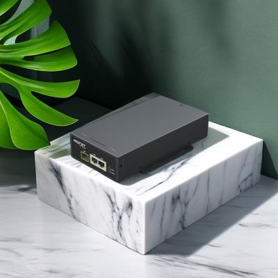 China Il singolo iniettore di PoE della fibra di Multi-gigabit del porto amplifica la vostra prestazione della rete for sale