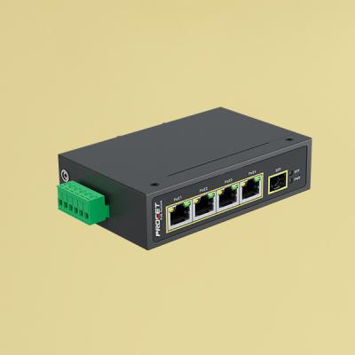 Cina Industrial PoE Injector with Work Temperature -40C To 65C within Black in vendita