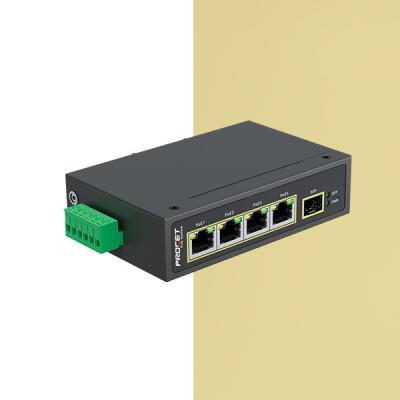 Cina Industrial PoE Injector with -40C-70C Black Case Metal for Maximum Performance in vendita