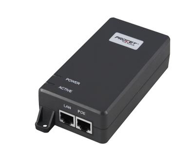 China 2.5GbE 5GbE 30W 55V 0.55A 802.3AT PoE Injector For Information Kiosks for sale
