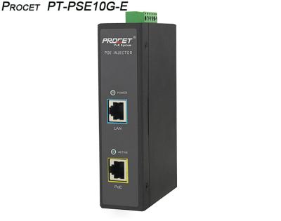 Cina 2 RJ45 porte Ethernet 12V all'iniettore di 48V PoE Midspan per i APs senza fili in vendita