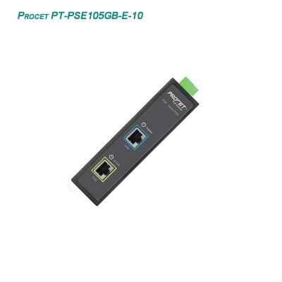 China 2xRJ45 iniettore dei porti 12-48VDC 2.5A 10G PoE con protezione contro le sovratensioni for sale