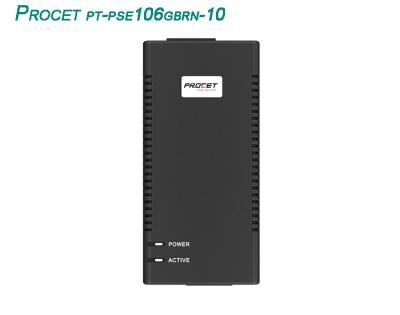 China Procet Passive Indoor BT PoE Injector 55Vdc 1640mA With Fire Retardant Housing for sale