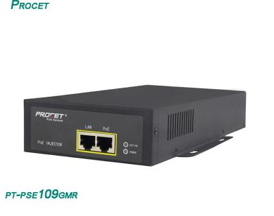 China 10/100 basis-T Hoge Machts Industriële PoE Injecteurs Actieve 120 Watt Te koop