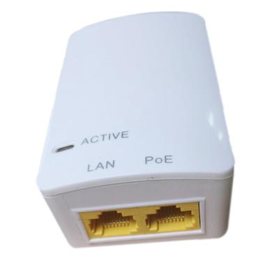 China Poe Plastic Case Midspan Injector Ieee802 3af 2 Years Warranty for sale