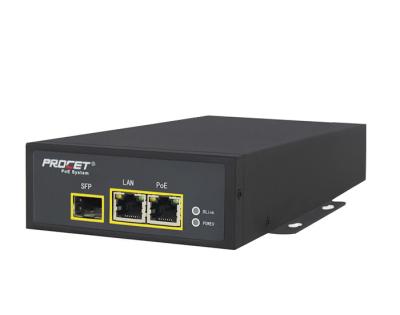 Cina Iniettore dell'interno IEEE802.3bt 55Vdc di PoE della fibra 4KV in vendita