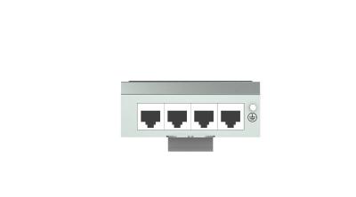 Cina protezione dell'impulso di 4-Port PoE, Supports10/100/1000Mbps dei tassi di dati. Ideale per i cavi di 120W PoE (massimo) in vendita