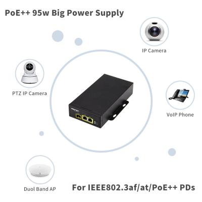 中国 ProcetギガビットPoE媒体のコンバーター、PoE++の95ワットへのSFPのアップリンクは間隔を可能にする 販売のため