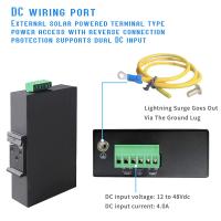 China Boost Function Industrial PoE Injector With Din Rail Mounting Bracket for sale