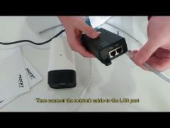 Connect a PoE Security Camera with 802.3af Poe Injector